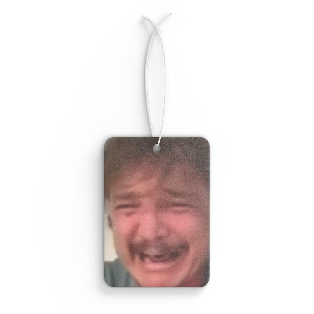 Pedro Pascal Crying Meme Car Air Freshener: Funny Scented Decor - Etsy