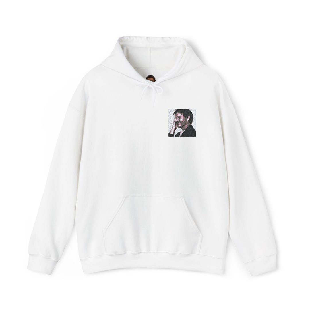 Pedro Pascal Embroidery Hoodie, Sweatshirt, Pedro Pascal Fan Apparel ...