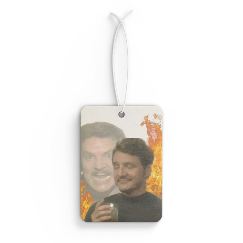 Pedro Pascal Meme Car Air Freshener: Funny Fan Gift - Etsy