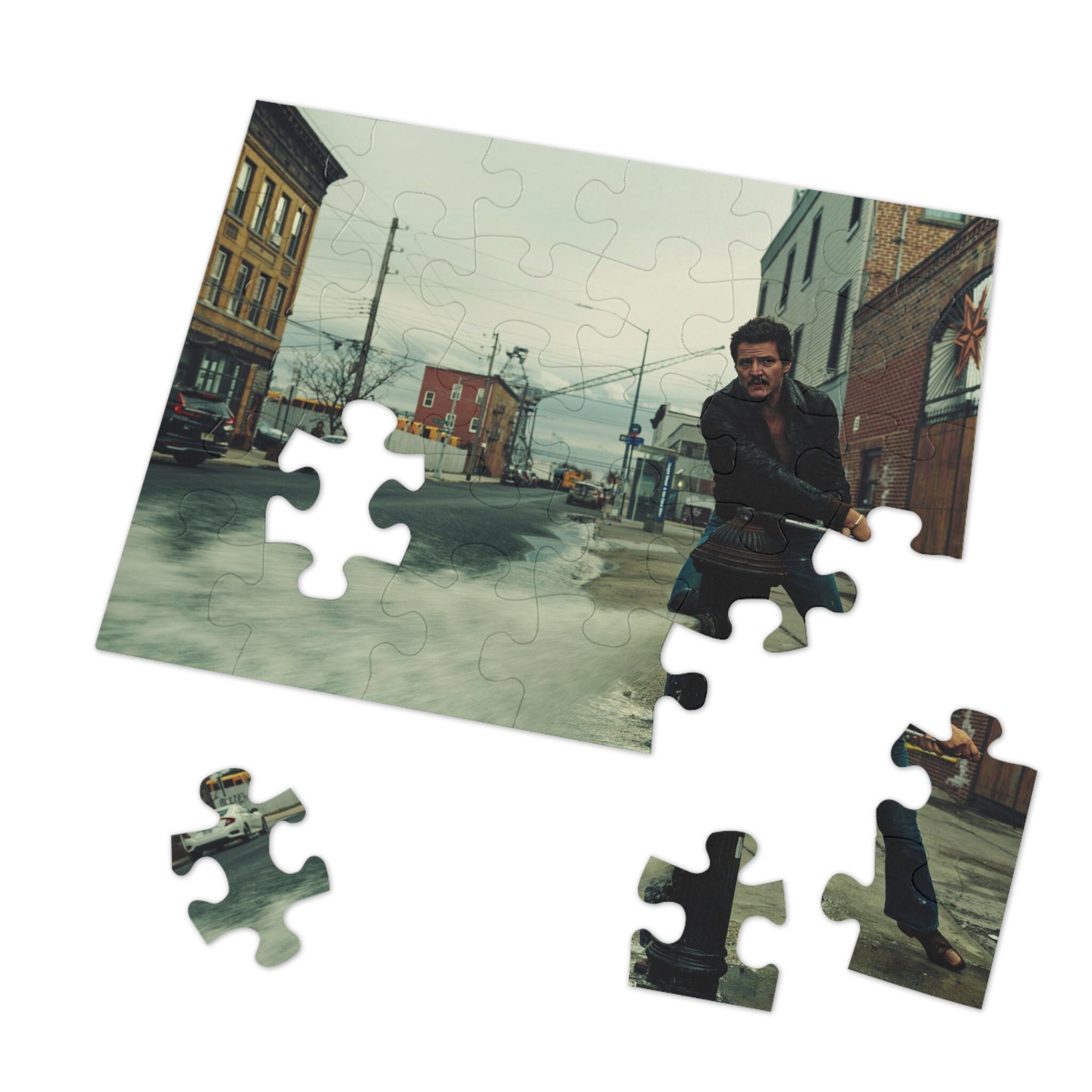 Pedro Pascal Fire Hydrant Jigsaw Puzzle (30, 110, 252, 500,1000-piece ...