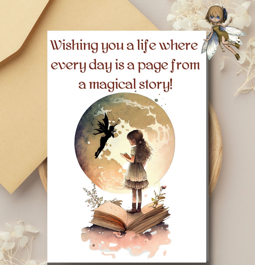 Fairies and Fables Greeting Cards 5-pack Whimsical - Etsy