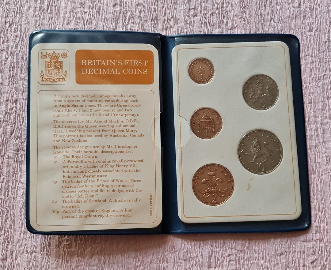 Britains First Decimal Coins - Etsy