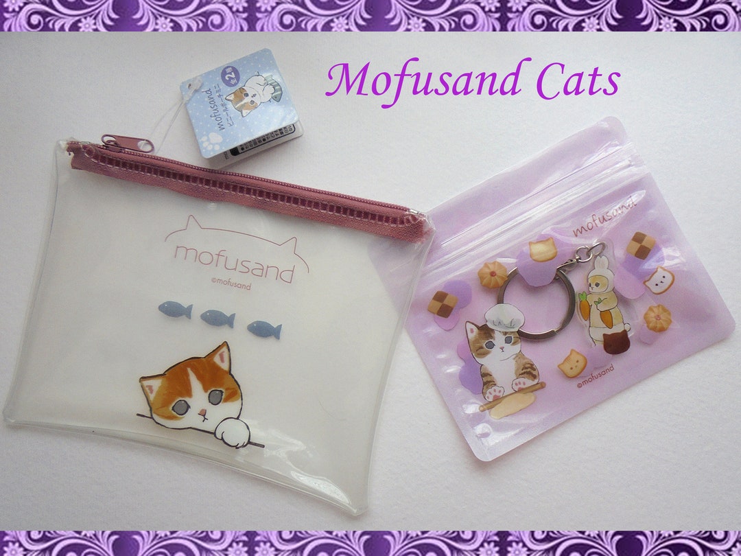 Mofusand Kitties Cute Set Mofusand Bunny Cat Key Ring Mofusand Cat ...