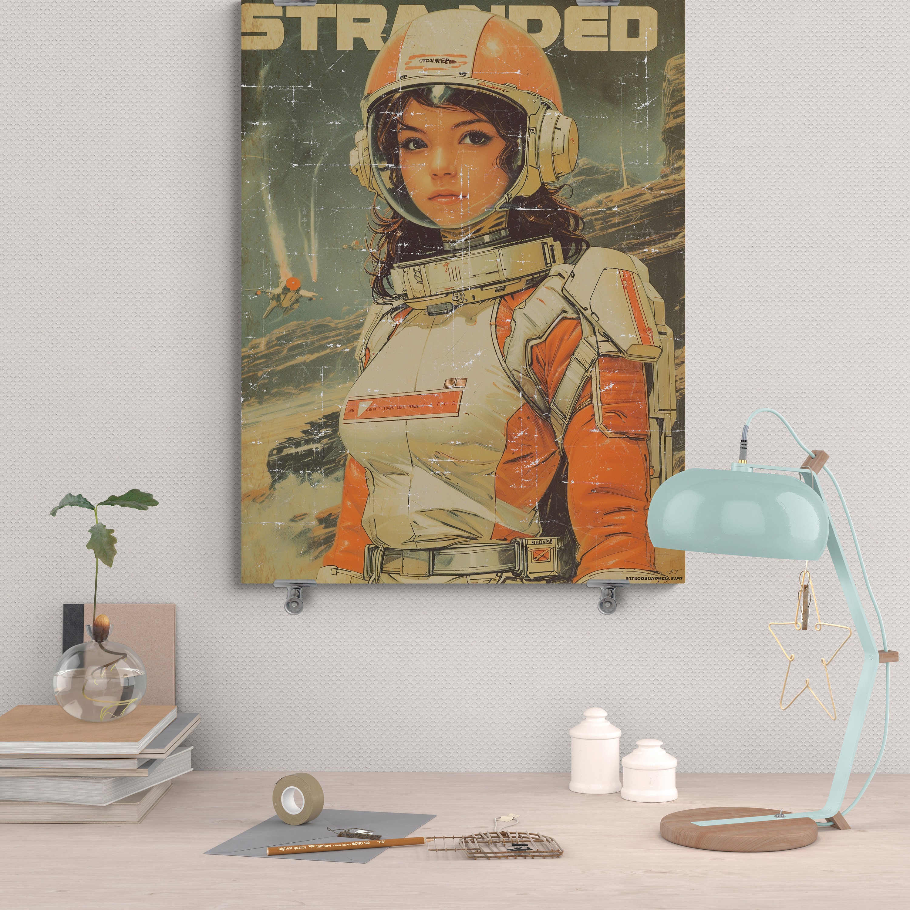 Moebius Astronaut Art / 80s Style / Science Fiction / Large Format ...