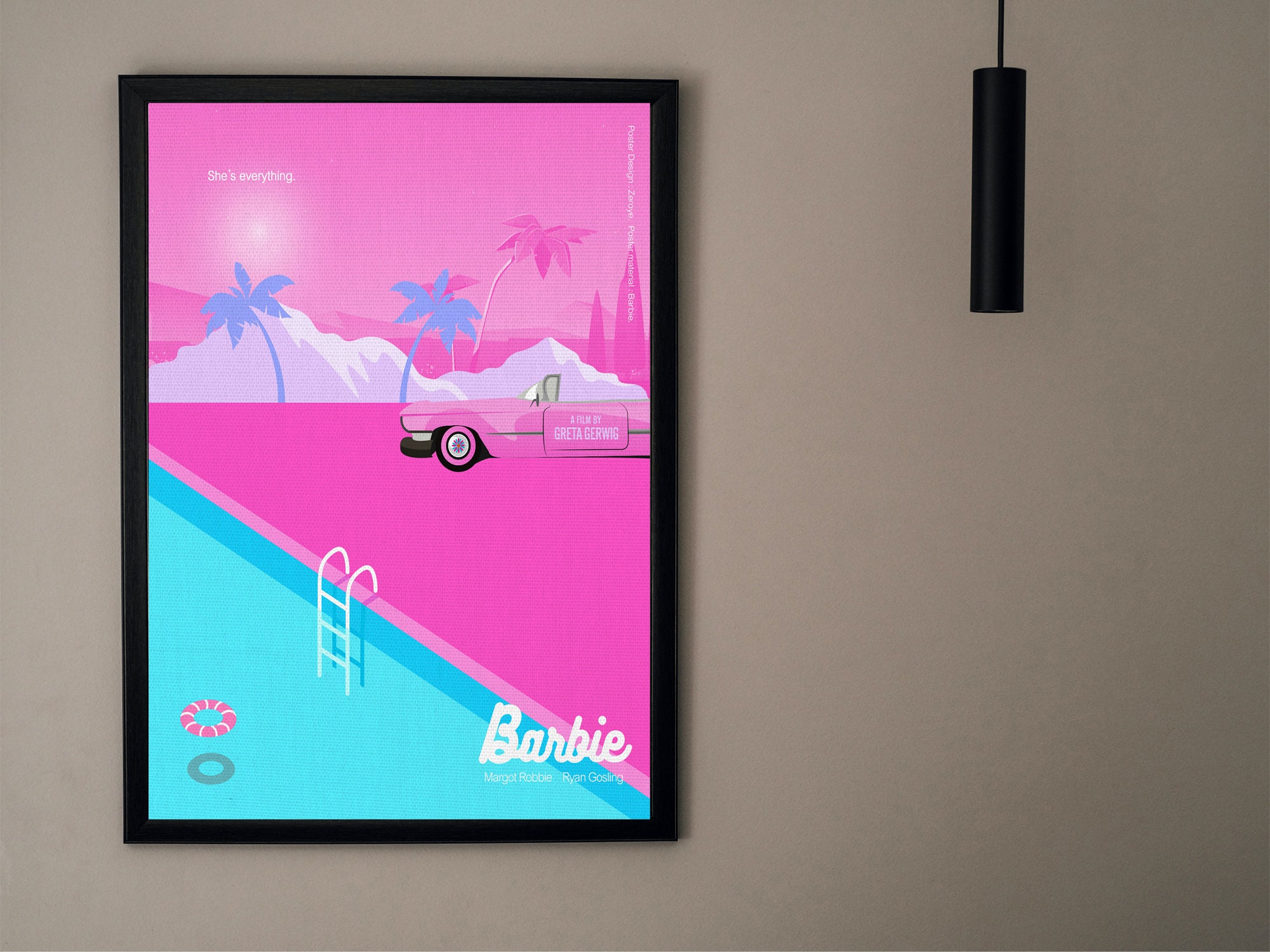 Barbie Movie Poster 2023 Film Poster