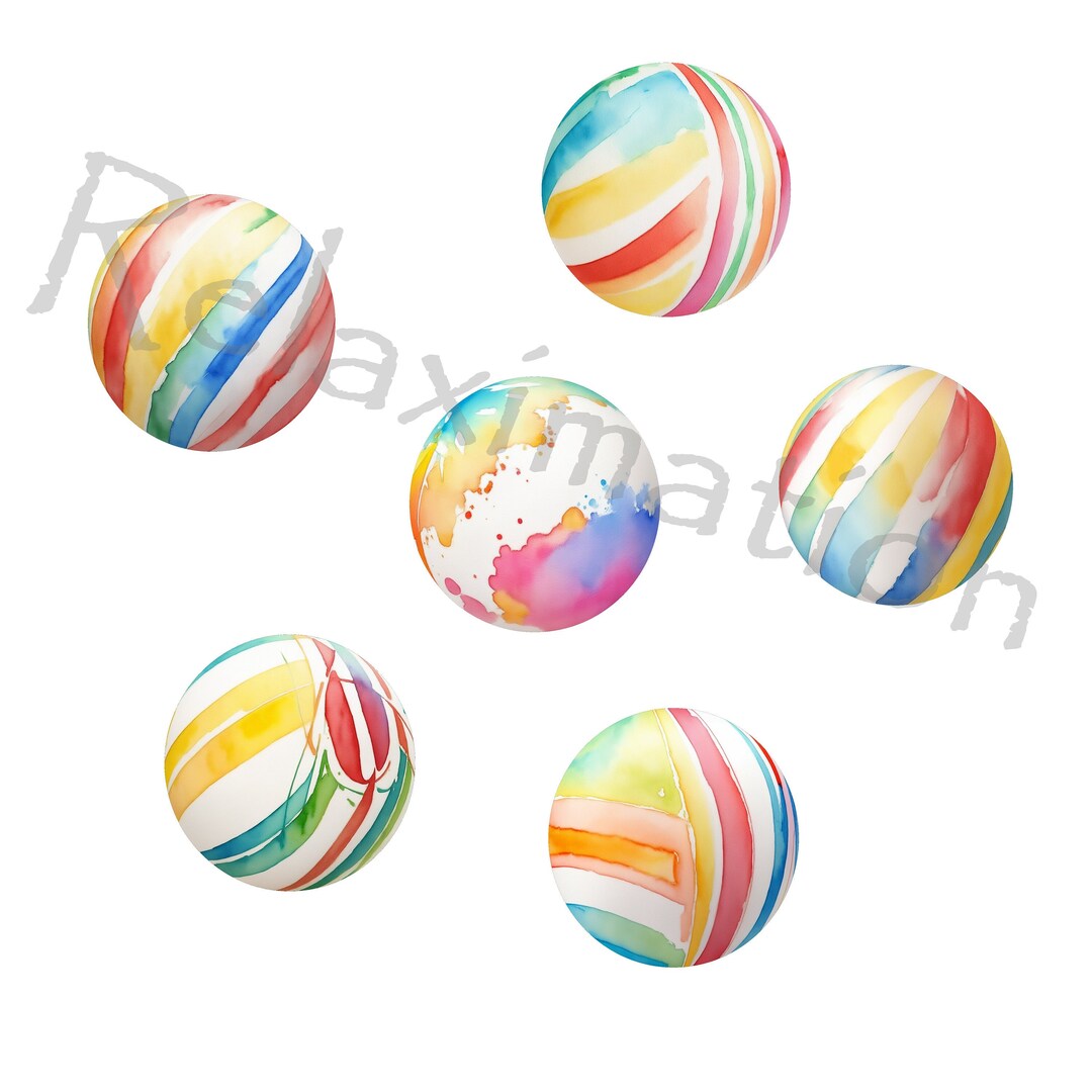 Spherical Watercolour Digital Image Clipart transparent BUNDLE of ...