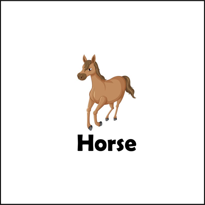 16 Farm Animals Flash Cards, Montessori Flashcards, Educational Cards ...