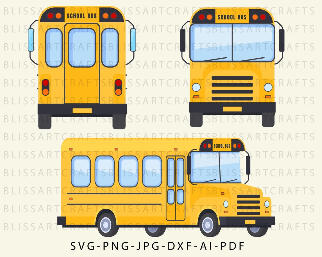 School Bus Svg, Bus Svg Files, Back to School Svg, Bus Svg, School Bus ...