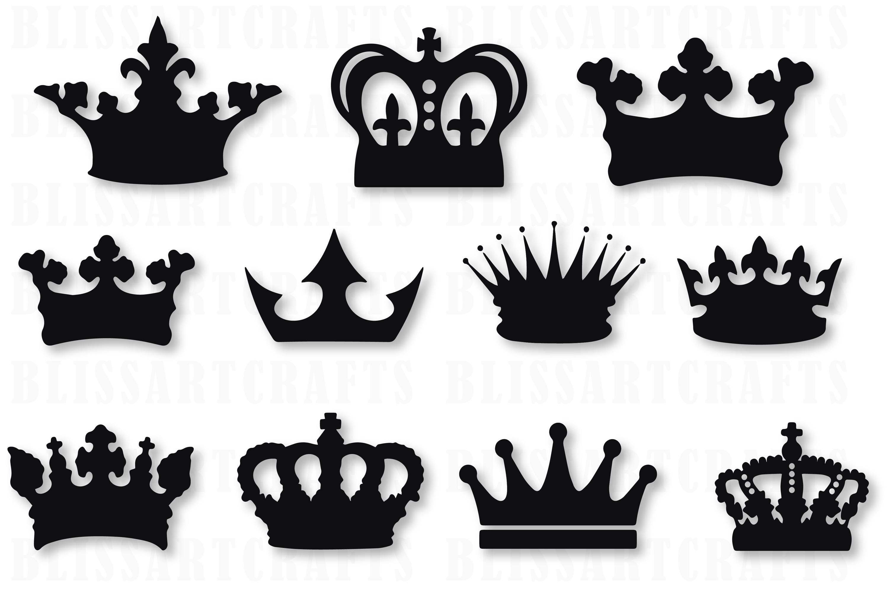 Royal Crown SVG File, King Crown SVG, Queen Crown SVG, Crown Bundle ...