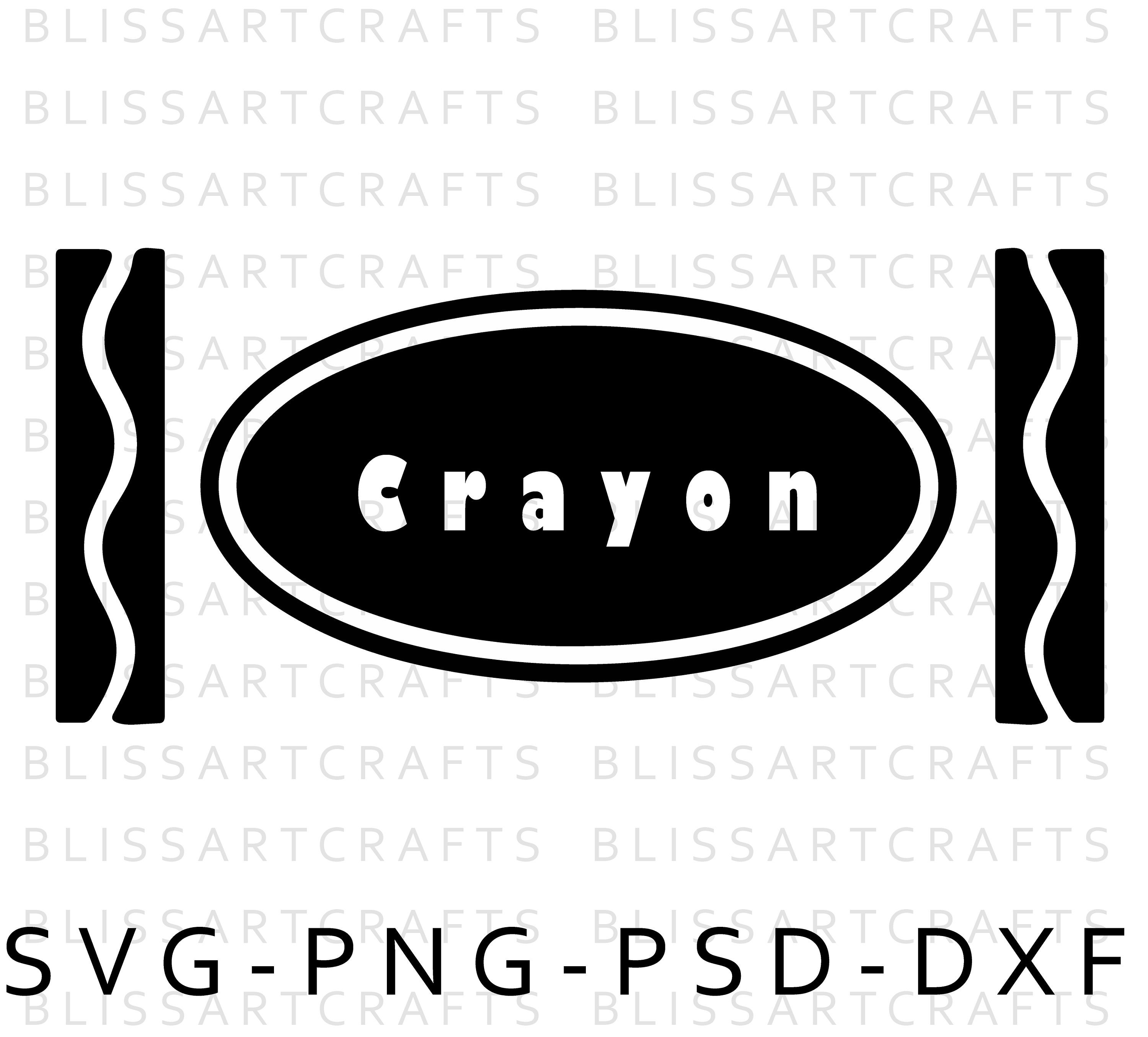 Custome Crayon Svg Crayon Svg Halloween Crayon Svg Crayon - Etsy