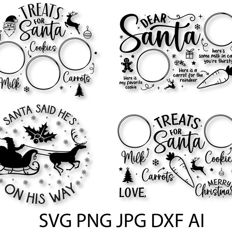 Png File Santa Tray - Etsy