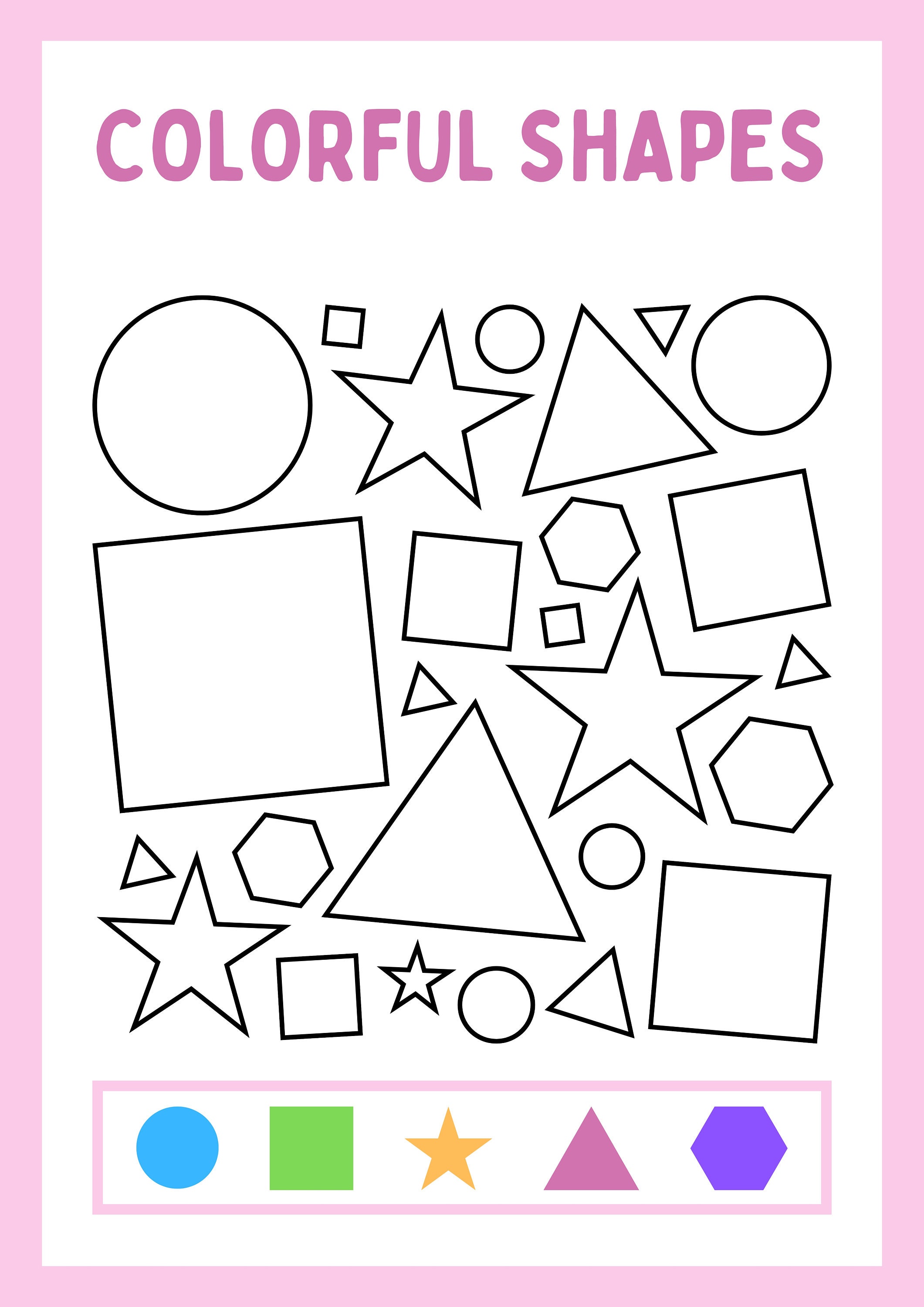 Preschool + Kindergarten, Tracing Worksheet, +40 Pages, Printable ...