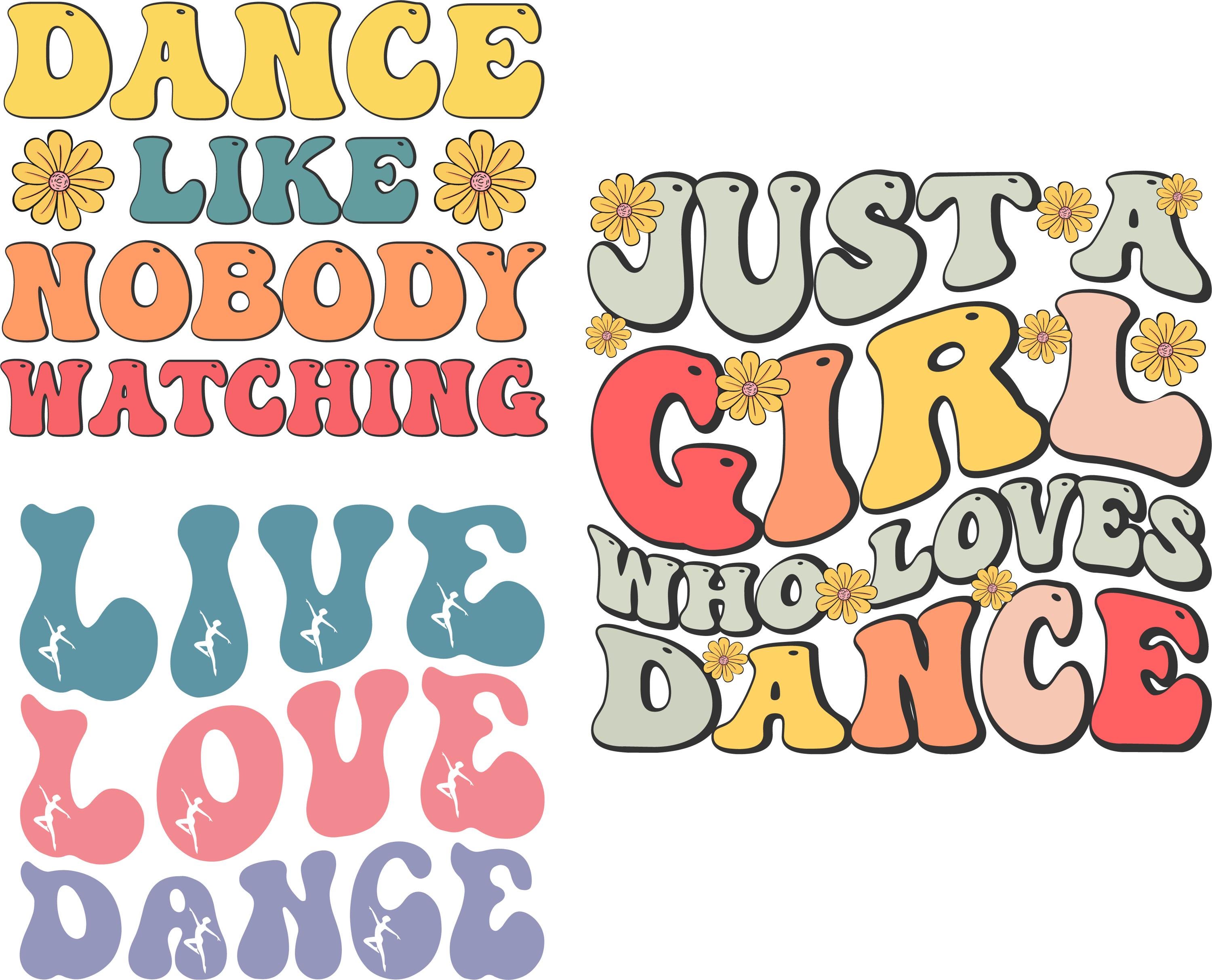 Dance Lover Svg Bundle, Dance Team Svg, Dance Clipart, Retro Dance Svg ...