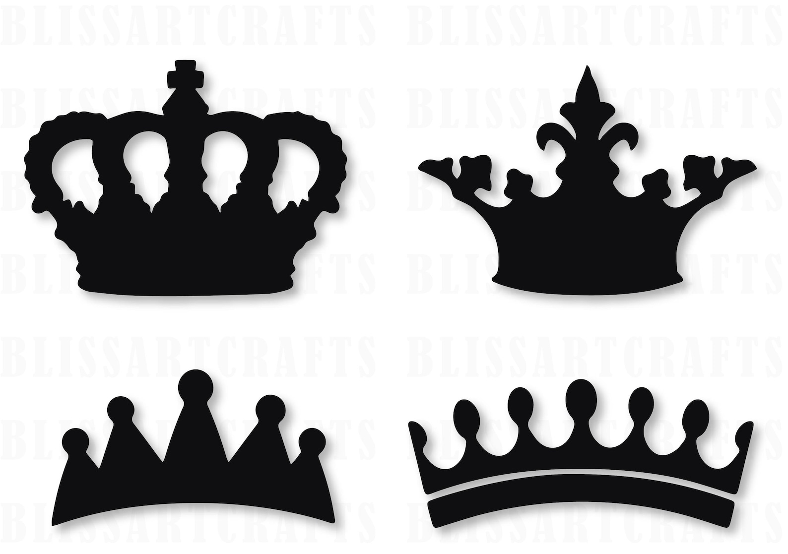 Royal Crown SVG File, King Crown SVG, Queen Crown SVG, Crown Bundle ...