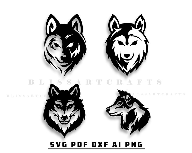 Wolf SVG File Cut File for Cricut Printable Png SVG - Etsy