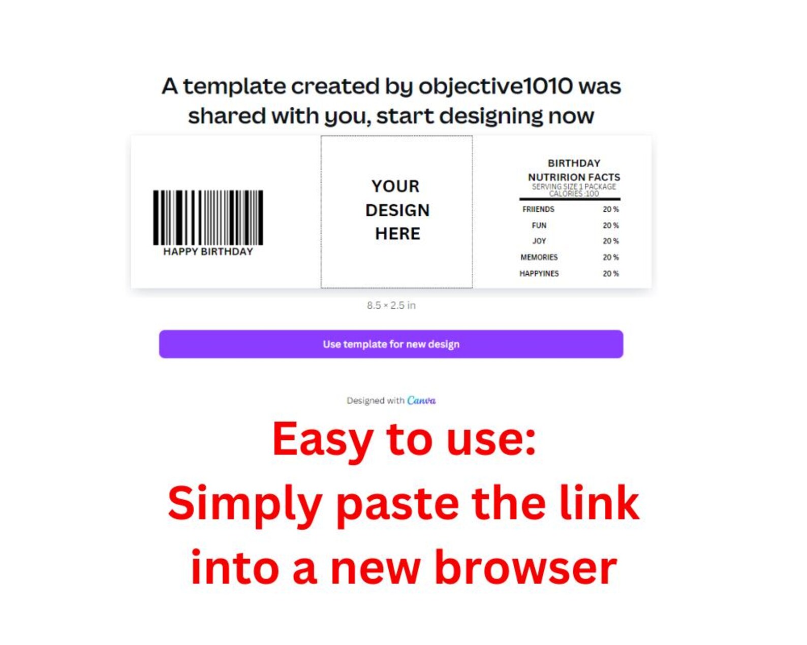 Sports Drink Bottle Label Template: 12oz & 20oz Canva Wrappers (digital ...