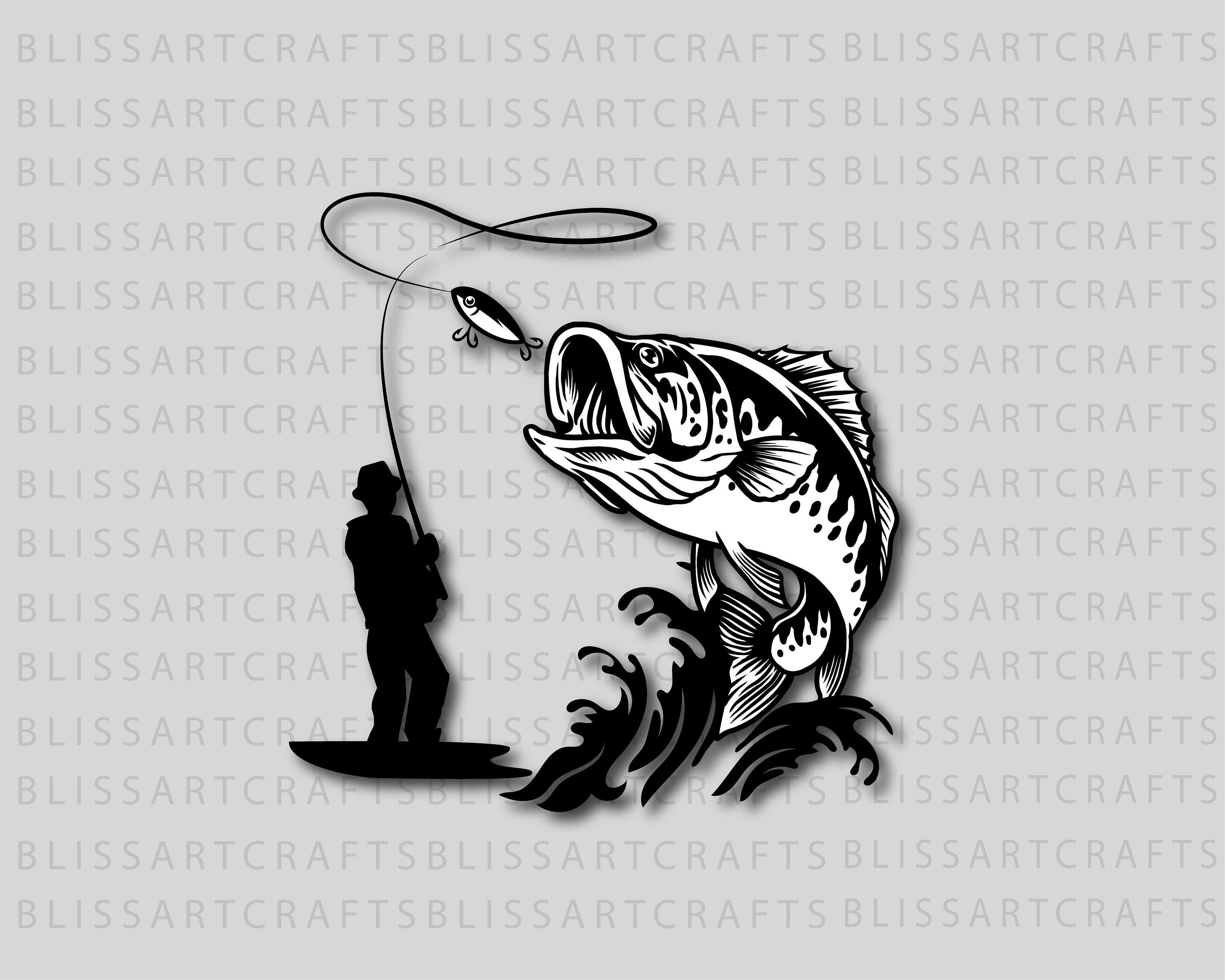 Fishing Svg Bundle, Fishing Svg Cut Files for Cricut, Fishing Lure Svg ...
