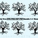 Family Tree Svg 2 to 7 Members, Family Svg, Heart Svg, Family Reunion ...