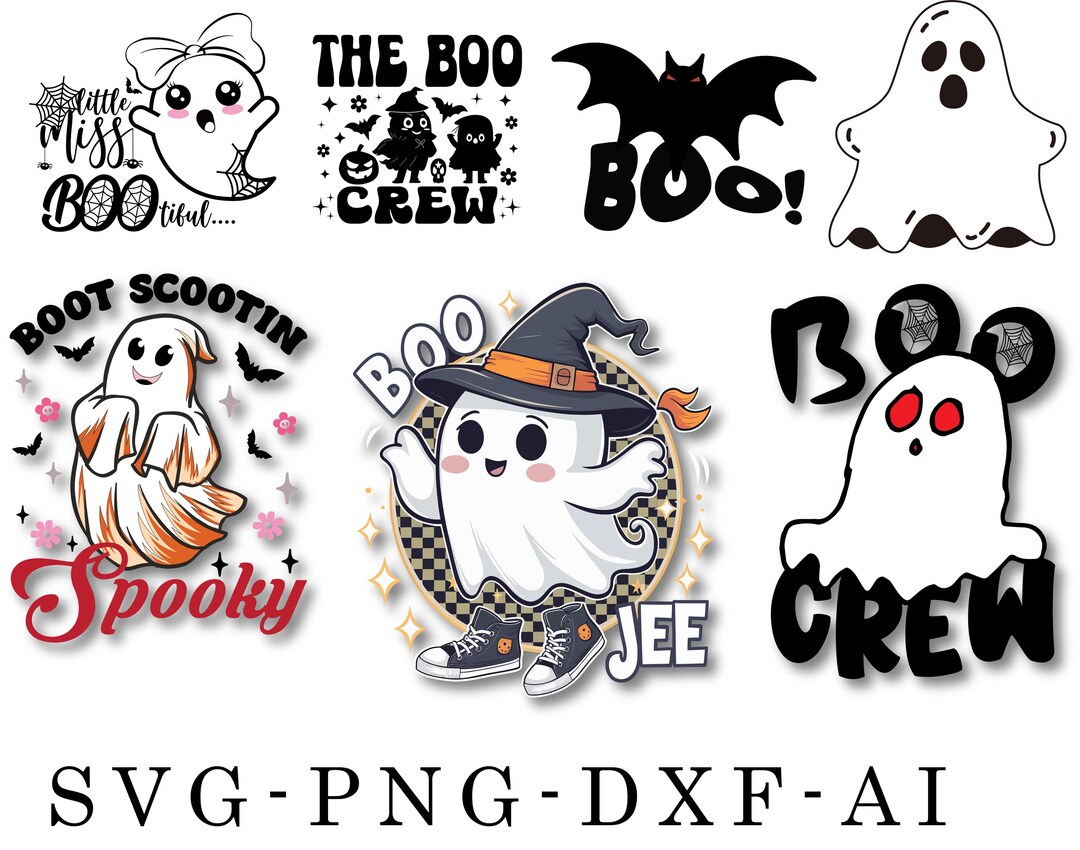Boo SVG, Halloween SVG, Ghost SVG, Spooky Svg,pumpkin Ghost,halloween ...