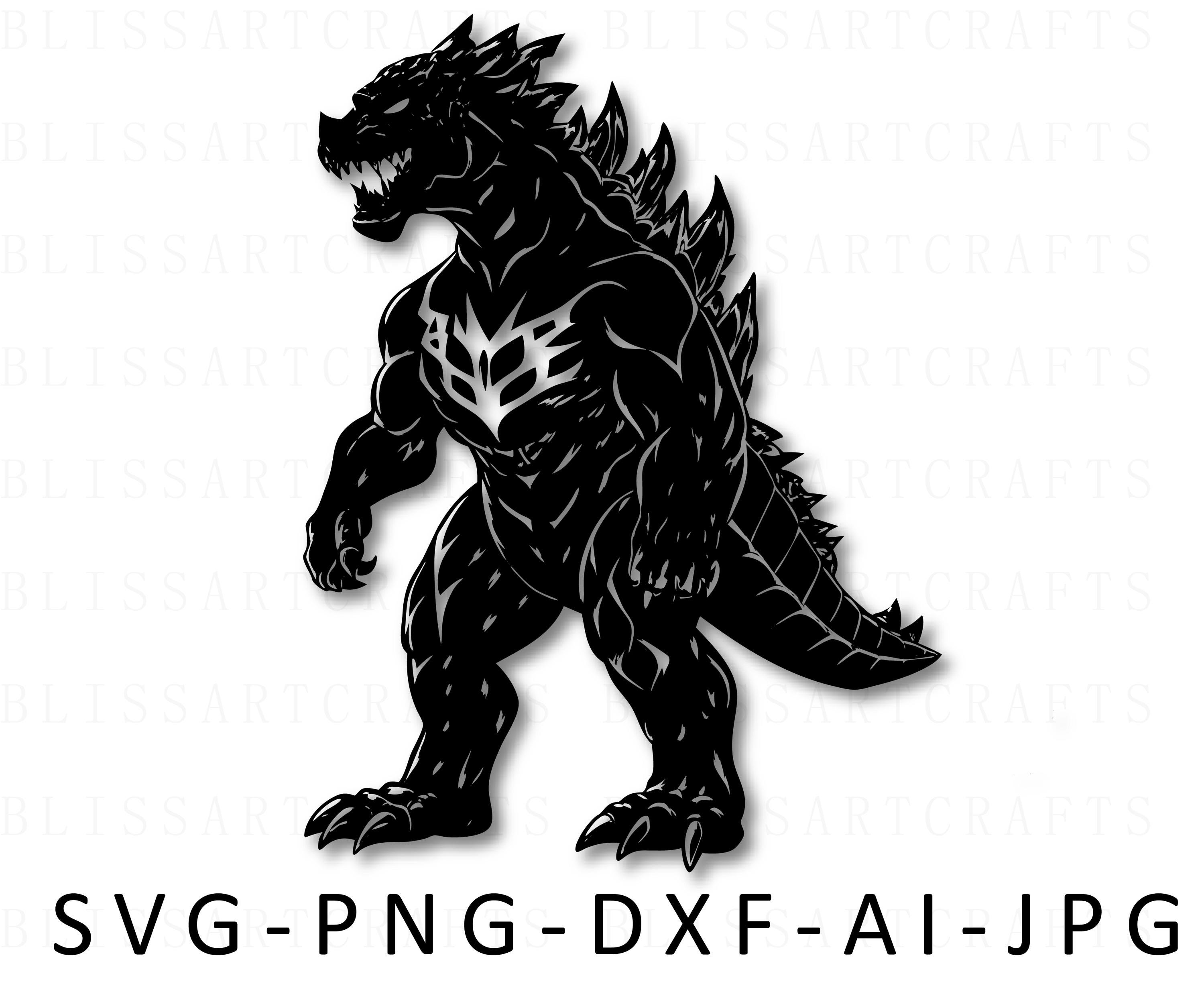 Godzilla Svg, High Quality Godzilla Png, Godzilla Svg Bundle, Godzilla ...