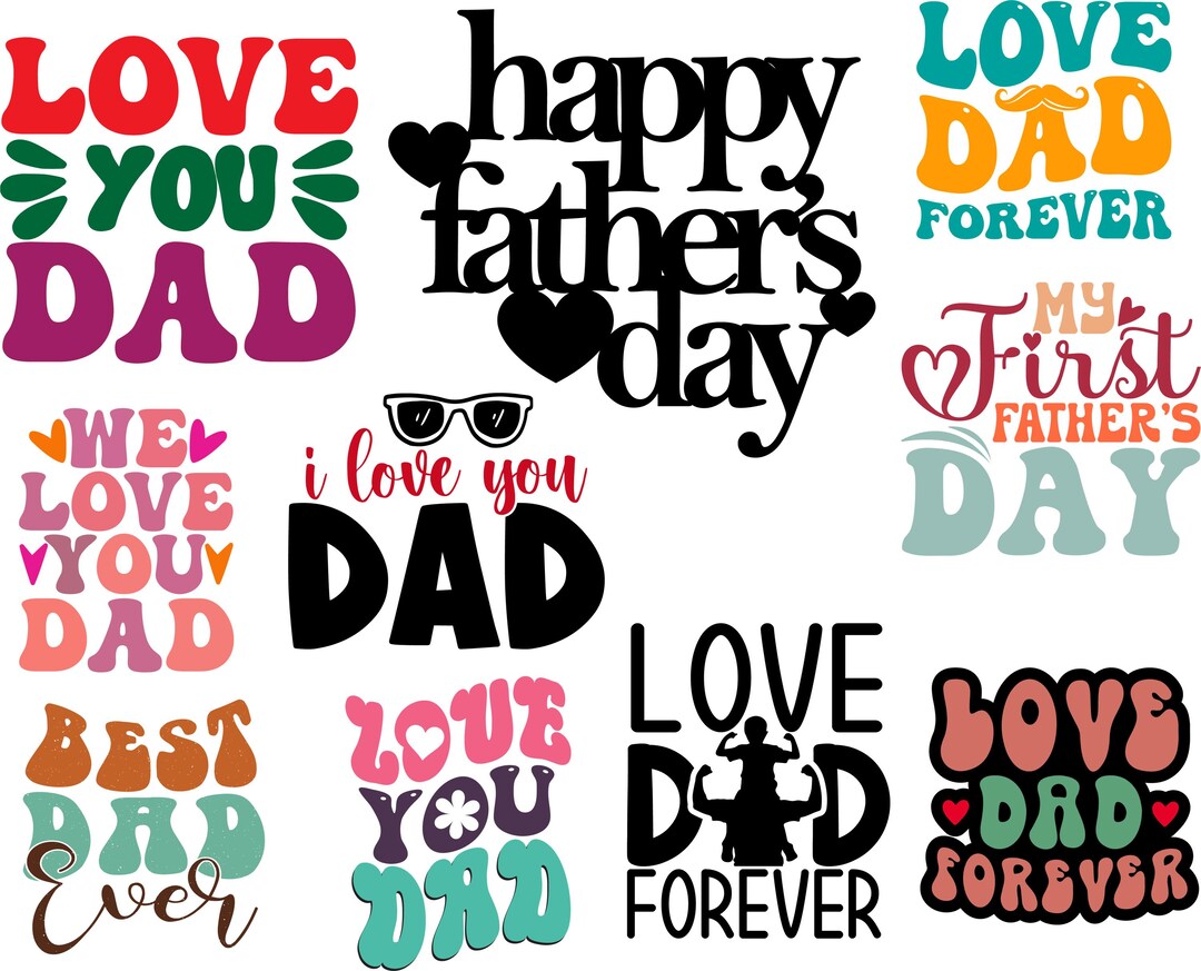 Father's Day Svg Bundle, Dad Svg, Father Svg,best Dad Ever Svg,happy ...