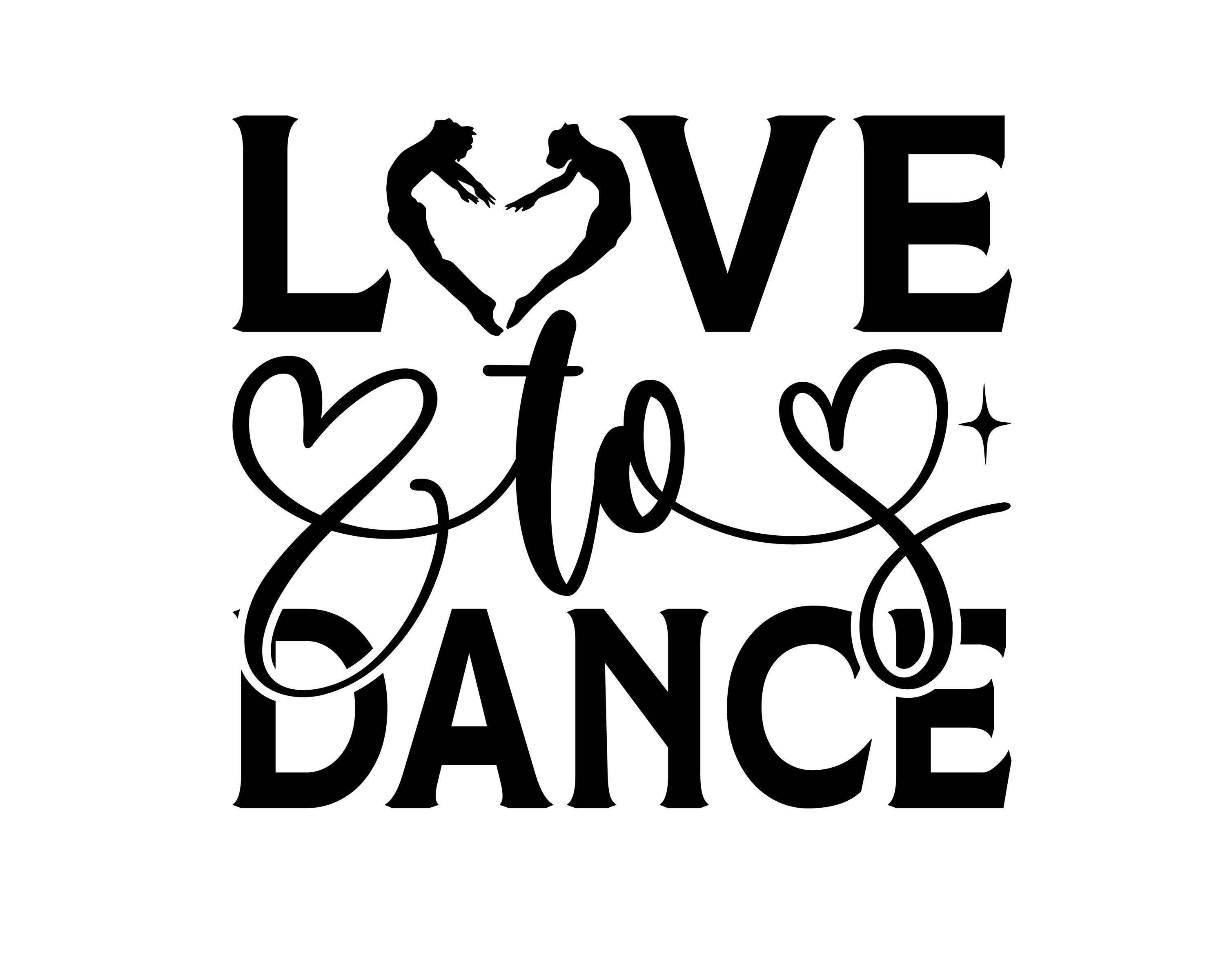 Dance Lover Svg Bundle, Dance Team Svg, Dance Clipart, Retro Dance Svg ...