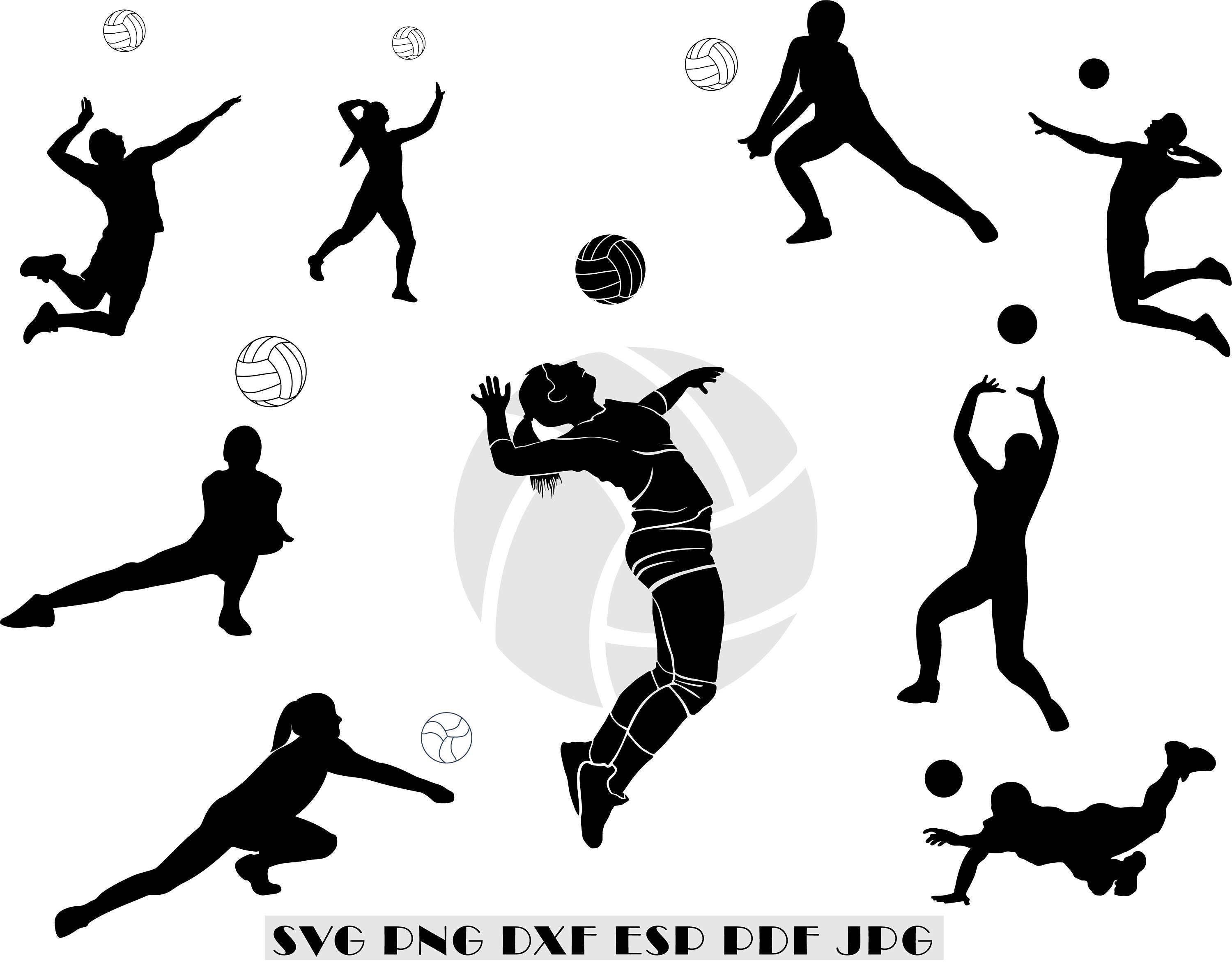 Volleyball Svg Volleyball Svg Bundle Volleyball Png - Etsy