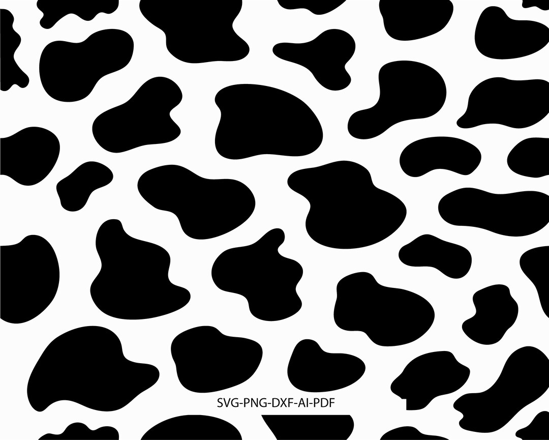 Cow Print SVG, Cow Spots Svg, Cow Print Pattern,animal Print Svg Cow ...