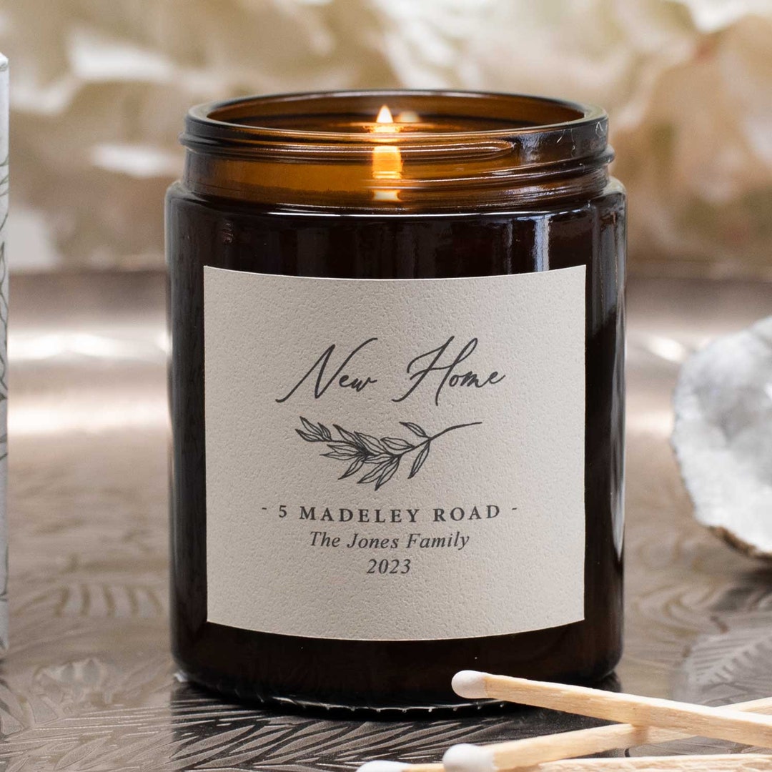Personalised New Home Candle | Thoughtful, Unique, Personalised New ...