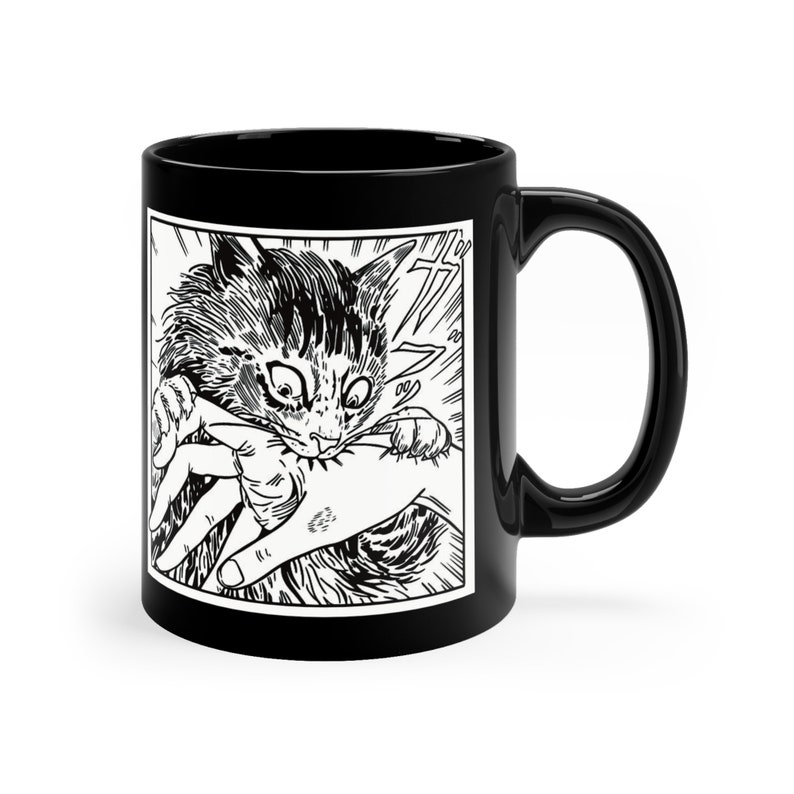 Creepy Cat Cups, Manga Coffee Mugs Tomie Cat Diary Anime Horror Cup ...