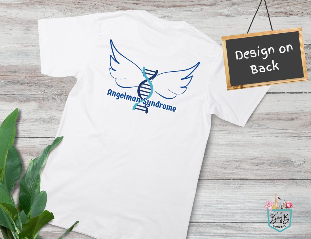Adult Angelman Wings With Gene Awareness T-shirt, Unisex Tee for ...