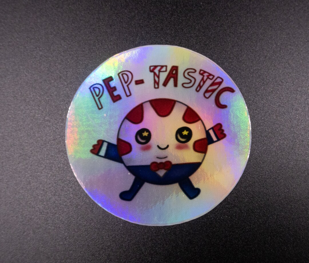 Peppermint Butler Holographic Sticker - Etsy