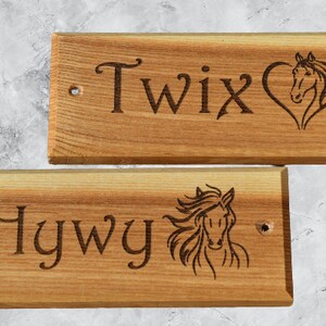 Horse Stable Sign, Personalised , Horse Name Sign, , Horse Name Plate ...