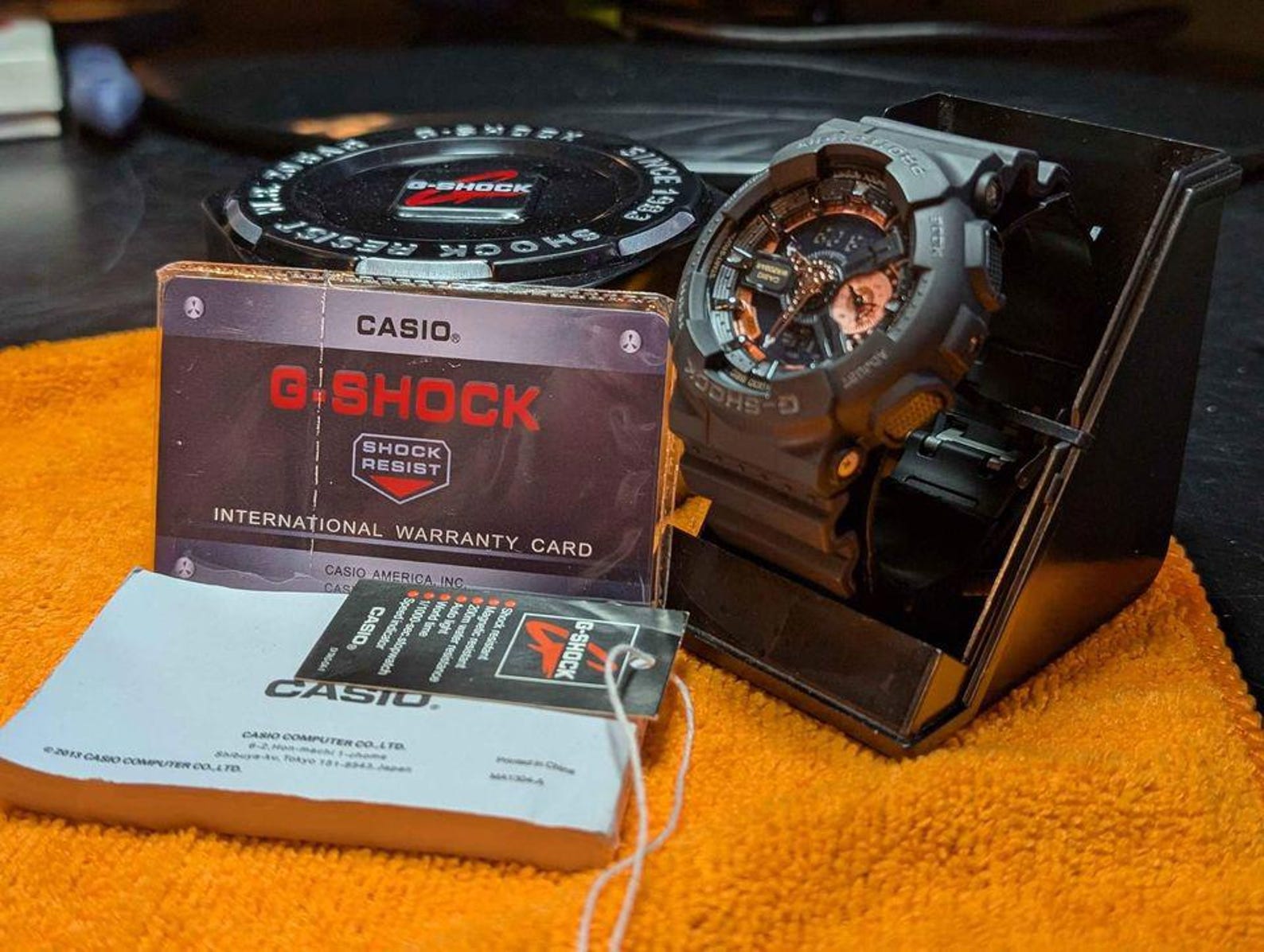 Casio G-shock GA-110-RC G-SHOCK Classic Schwarz Gold - Etsy