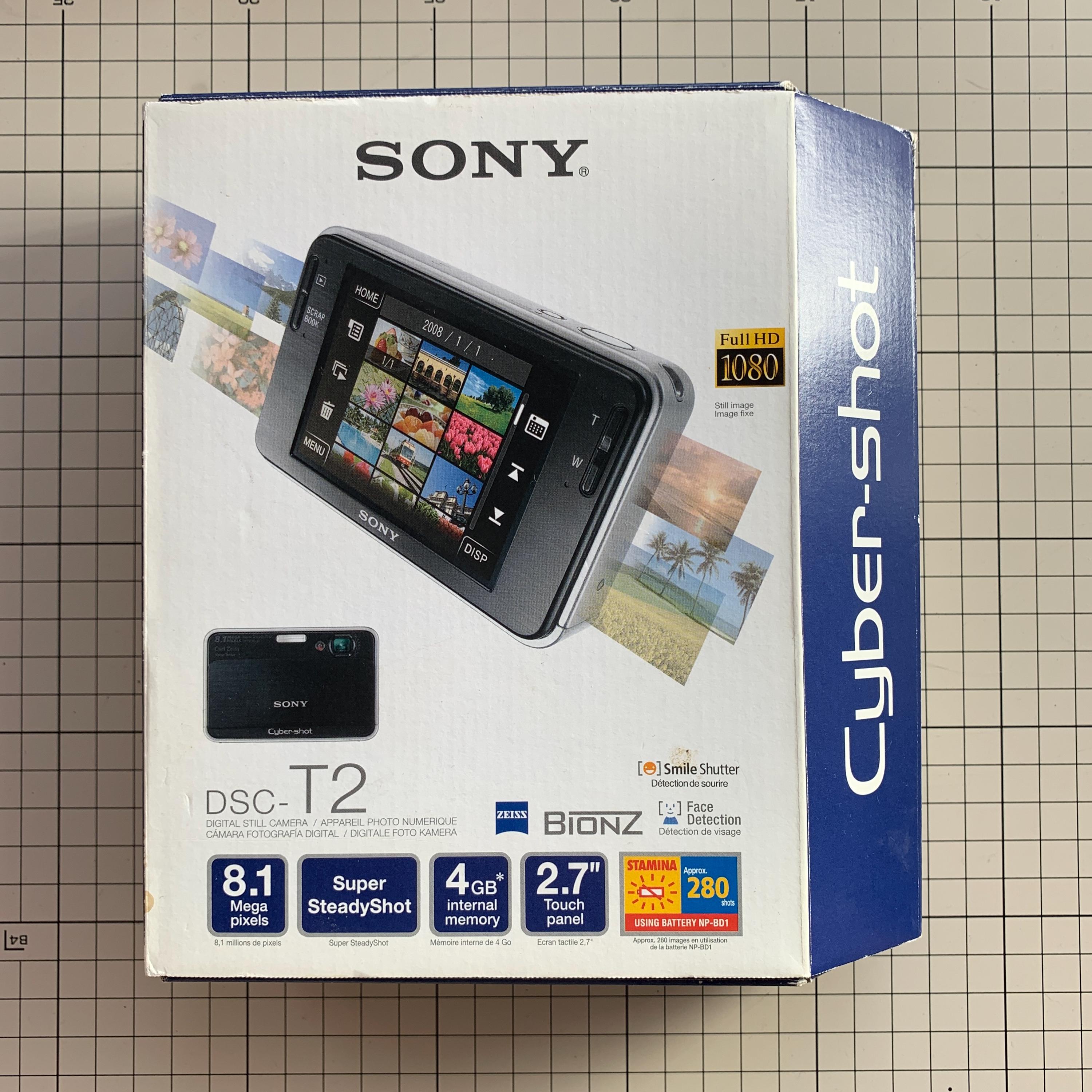 Sony Cyber-shot DSC-T2 Green (2008) Y2k CCD Digicam / Open Box! - Etsy