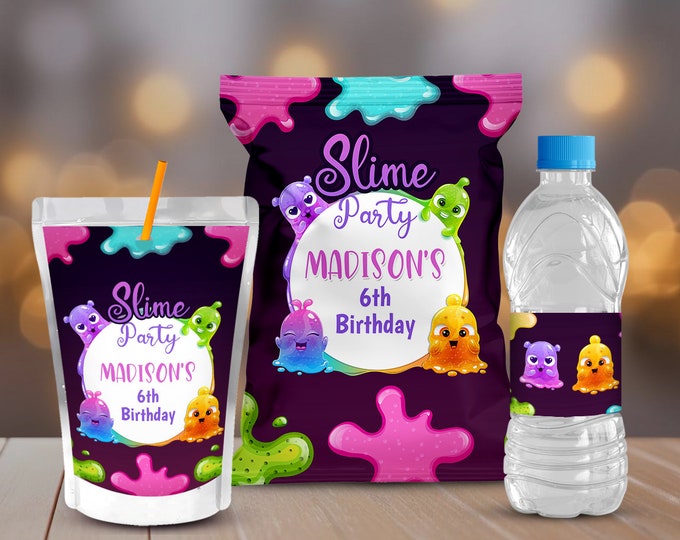 10 Christmas Slime Names Design Bundle / Slime Pot Stickers / Christmas ...