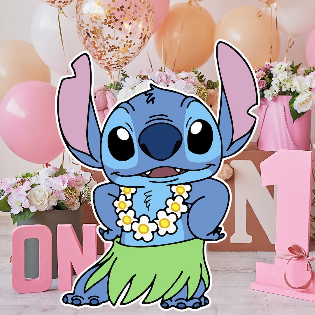 Hawaiian Stitch Cutout, Tropical Stand up Prop, Aloha Centerpiece ...