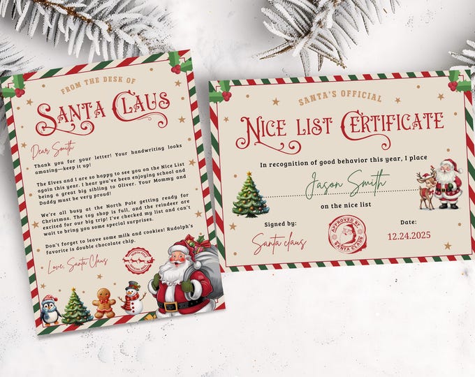 Download Personalised Santa Letter, Letter From Santa / Father ...
