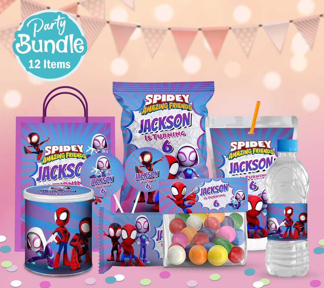 Spidey Party Package, Birthday Printables, Spidey and His Amazing ...