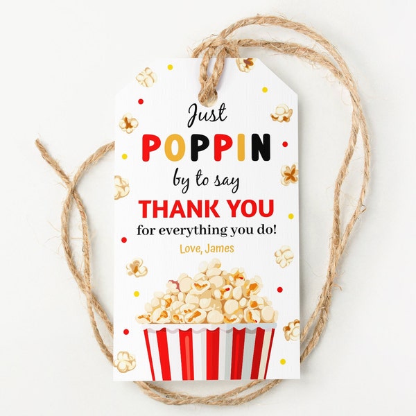 Teacher Appreciation Popcorn - Etsy