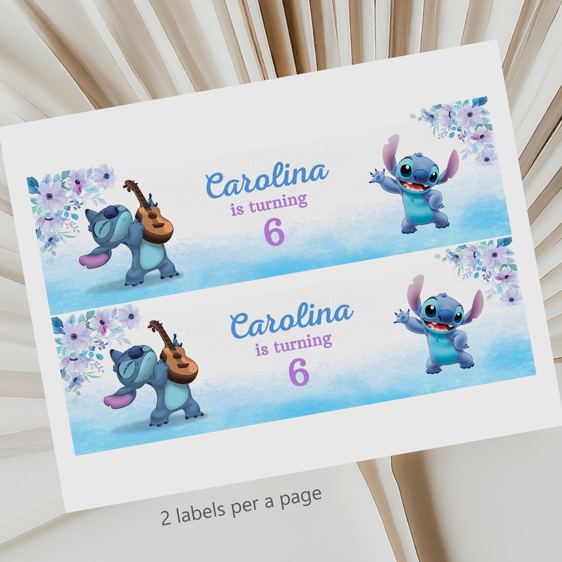 Stitch Party Favors, Stitch Pringles Chip Can, Editable Stitch Birthday ...