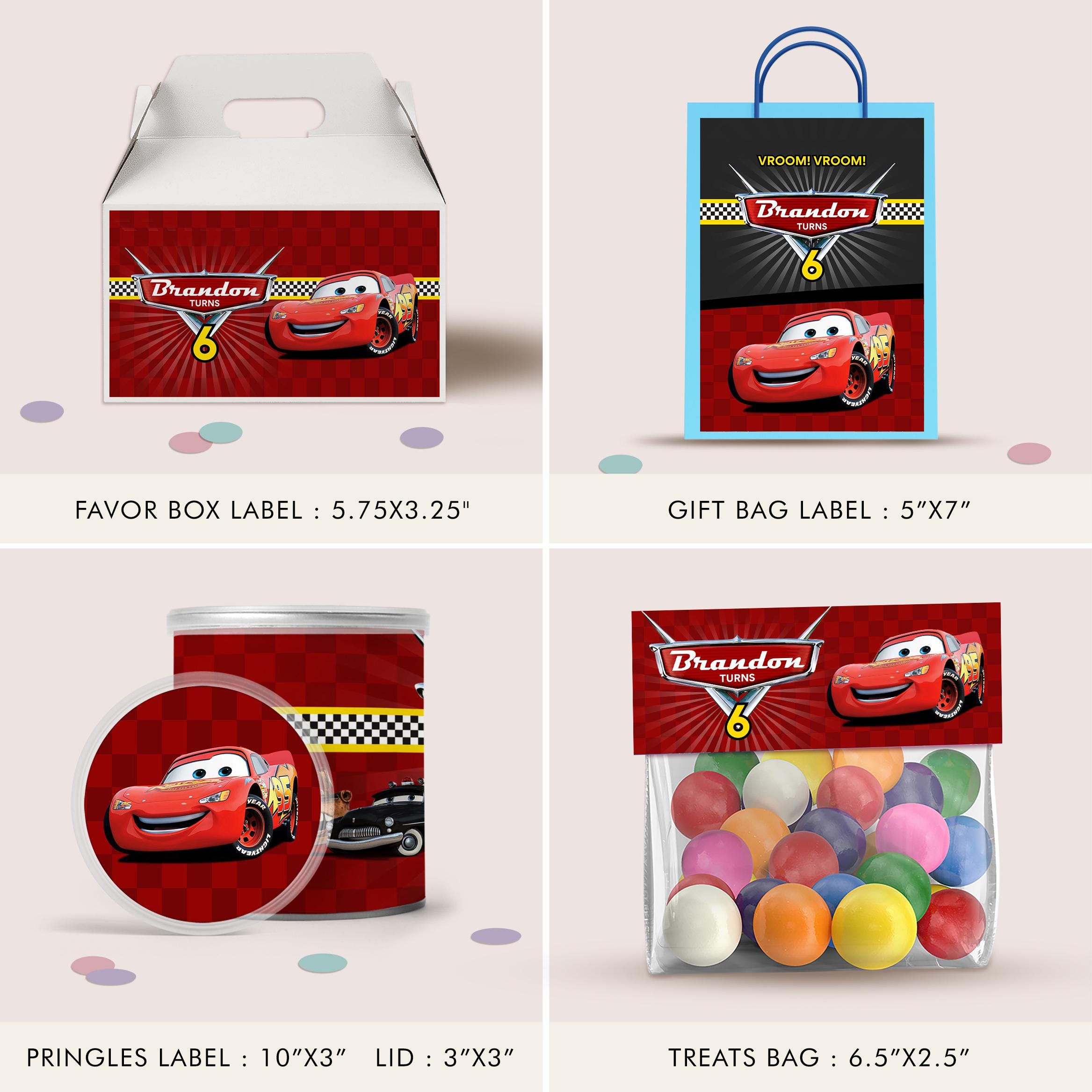 Cars Birthday Party Pack, Cars Party Favor, Cars Party Package, Cars ...