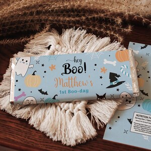 Editable 1st Boo Day Birthday Invitation Bundle, Halloween 1st Birthday ...