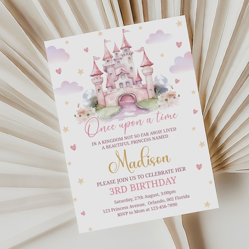 Princess Invitation - Etsy