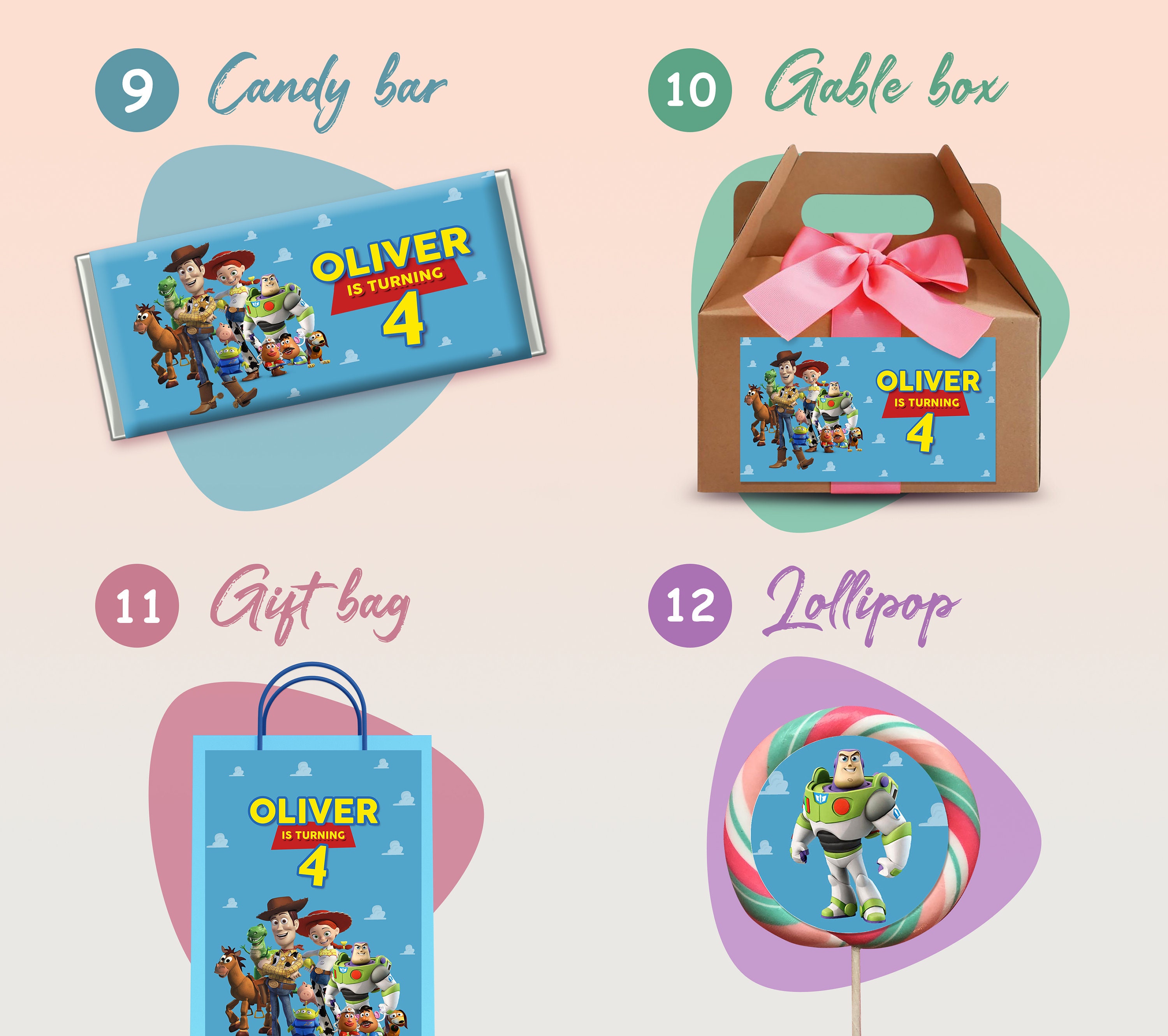 Toy Story Party Kit, Toy Story Birthday Decoration, Printables Toy ...