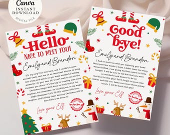 EDITABLE Elf Arrival Letter, First Time Elf Arrival Letter, Elf Letter ...