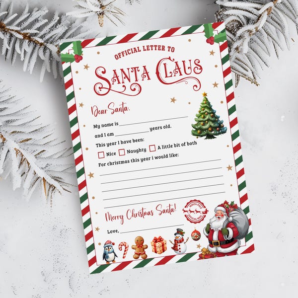 Pretty Letter Template - Etsy UK