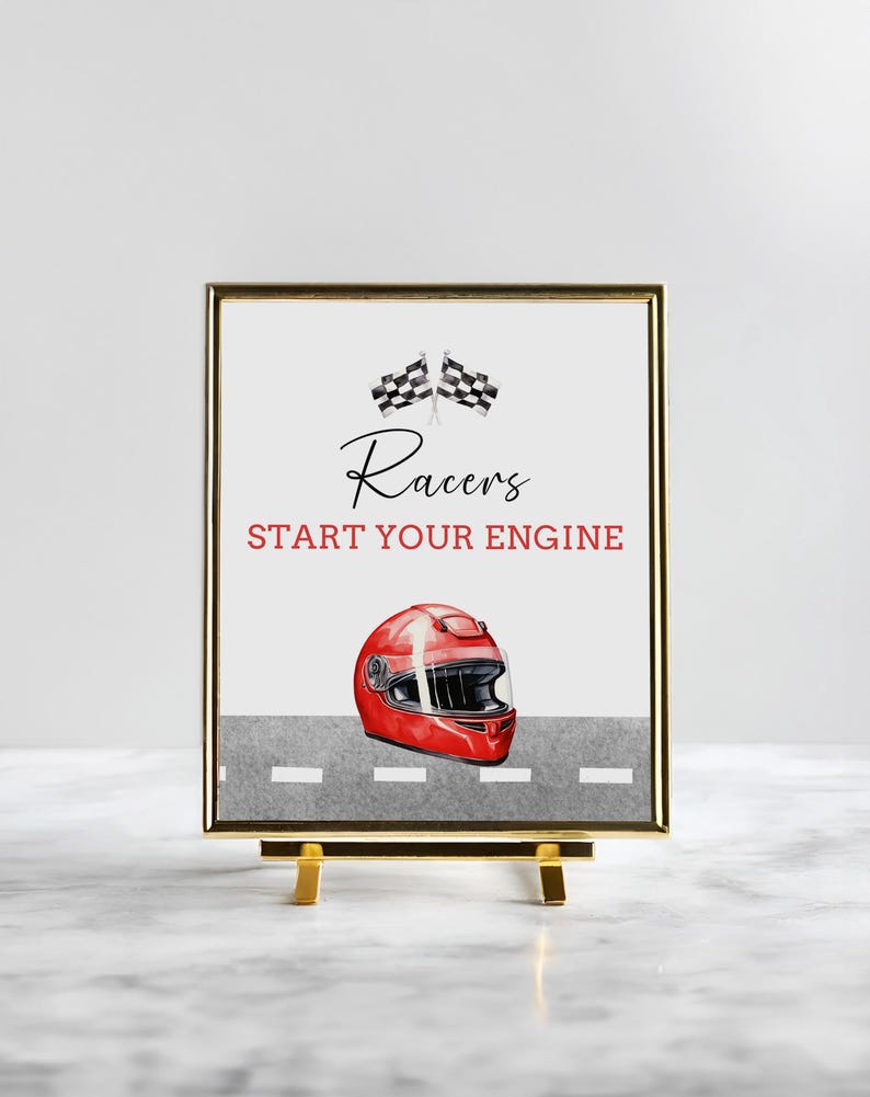 Editable Race Car Party Sign Bundle, TWO FAST Birthday (printable) - Etsy