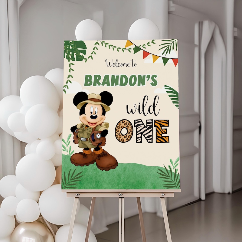 Mickey Wild One Favor - Etsy