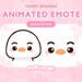 Animated Goose Emote Smirk Emote Twitch & Discord, White Duck Smug ...